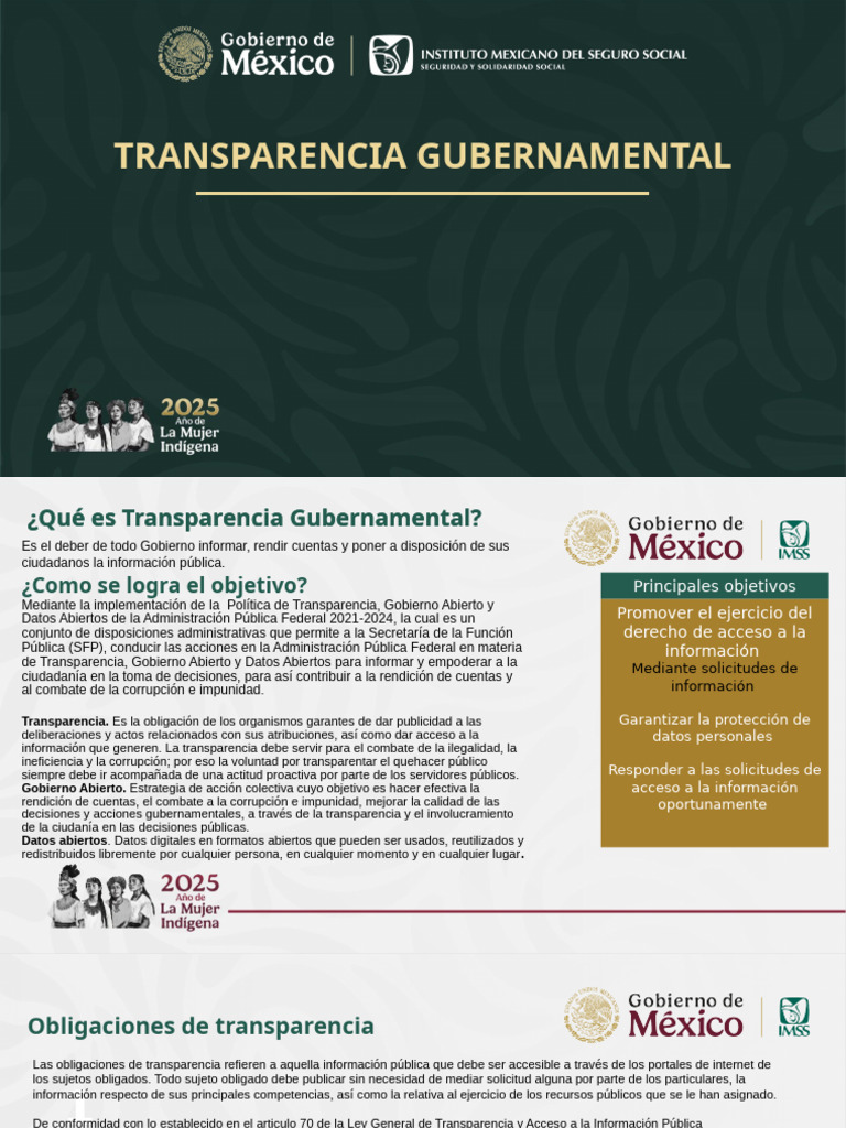 Claves de la Transparencia Gubernamental | PDF | Responsabilidad ...