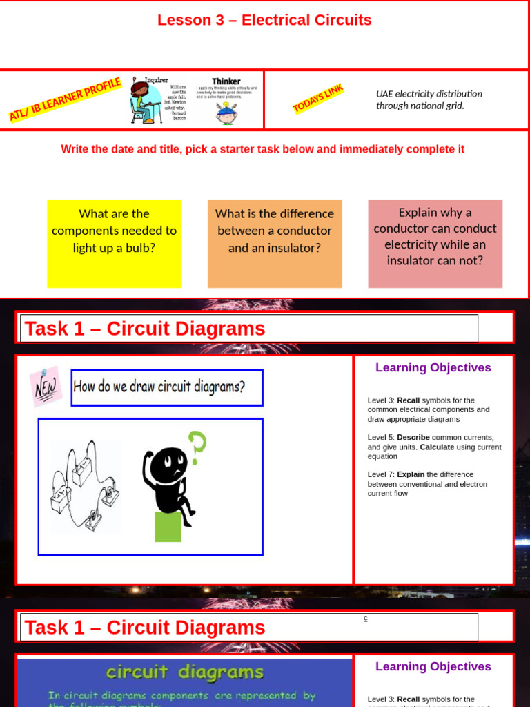 Electricity L3 - Electrical Circuits | PDF | Electric Current | Electricity