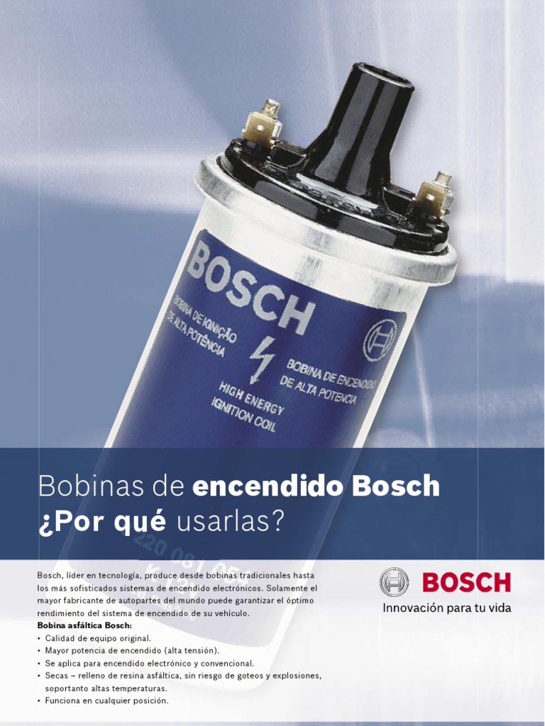 Bobinas de Encendido Bosch | Resistor | Inductor