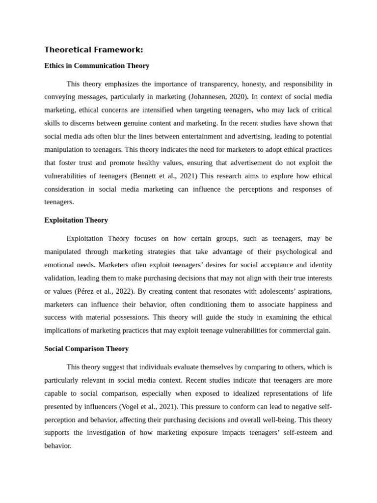 Theoretical Framework & Conceptual Framework | PDF | Adolescence ...