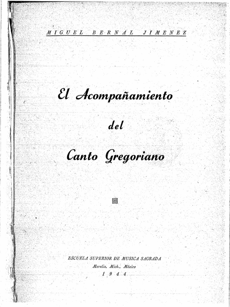 Acampanamiento Del Canto G. | PDF