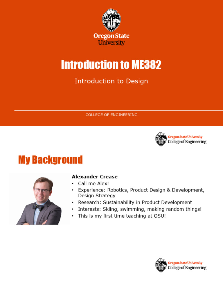 C1 - Introduction To ENGR382 | PDF | Prototype | Cognition