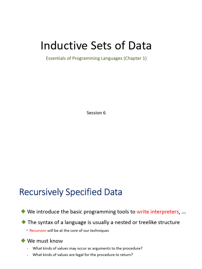 Inductive Data Structures in Programming | PDF | Anonymous Function ...