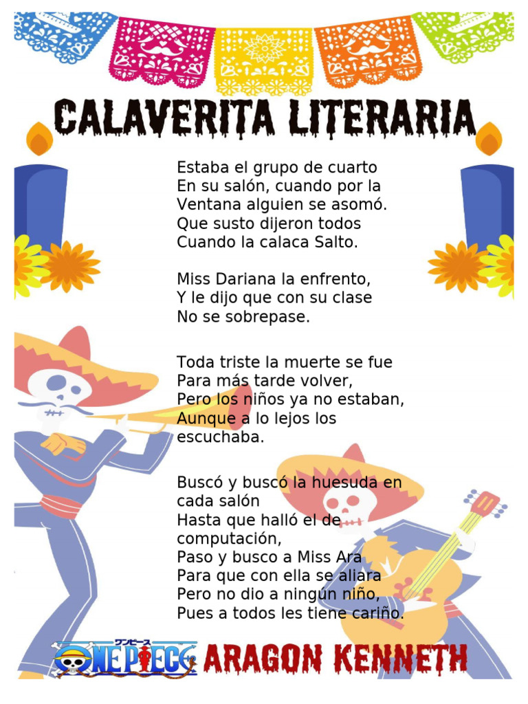 Calaverita Literaria | PDF