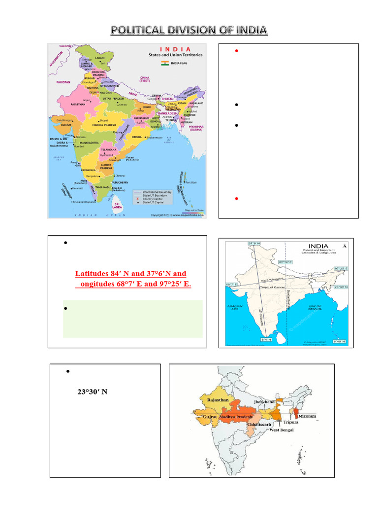 Political Division of India-1 | PDF