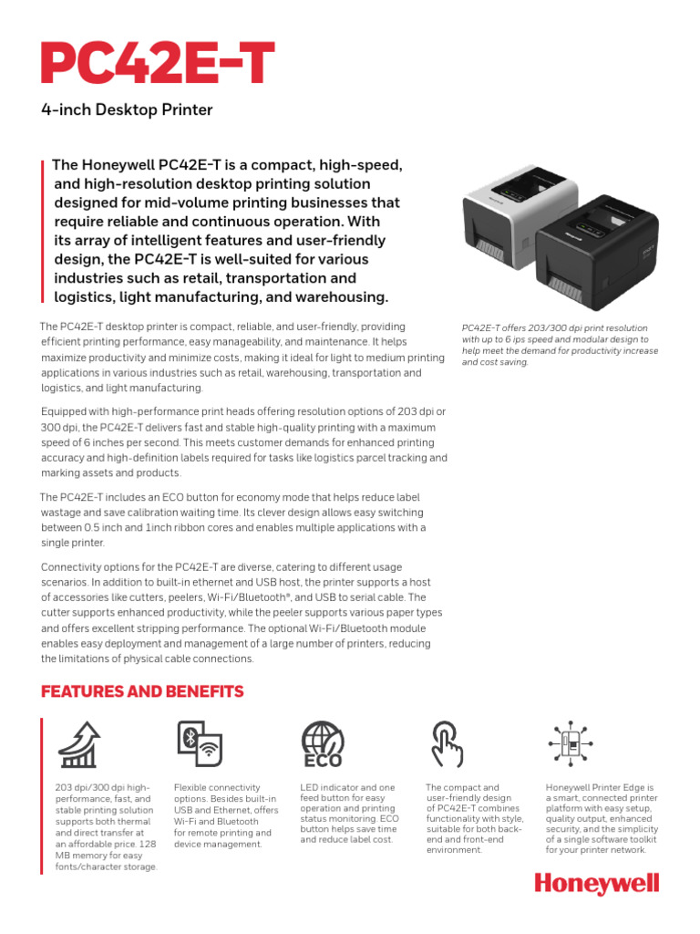 Sps Pss Pc42e T Printer Dts | PDF | Printer (Computing) | File Transfer Protocol