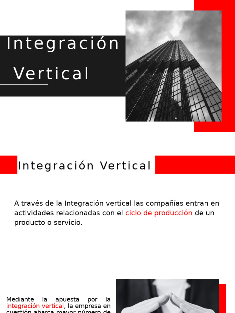 Integración Vertical en Empresas | PDF