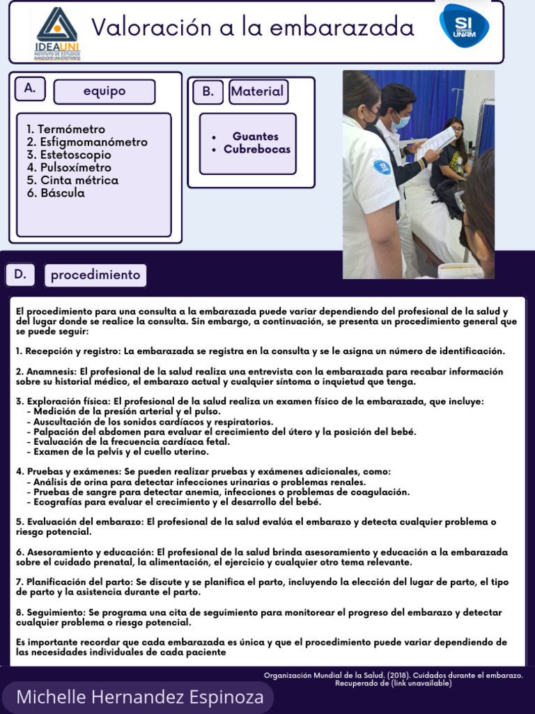 Practica A La Embarazada | PDF | El embarazo | Examen físico