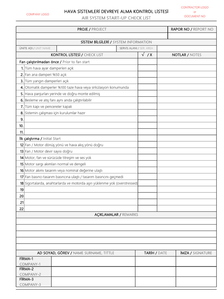 Method Statement Testing and Cor TAB Procedure For Air Forms 2 | PDF