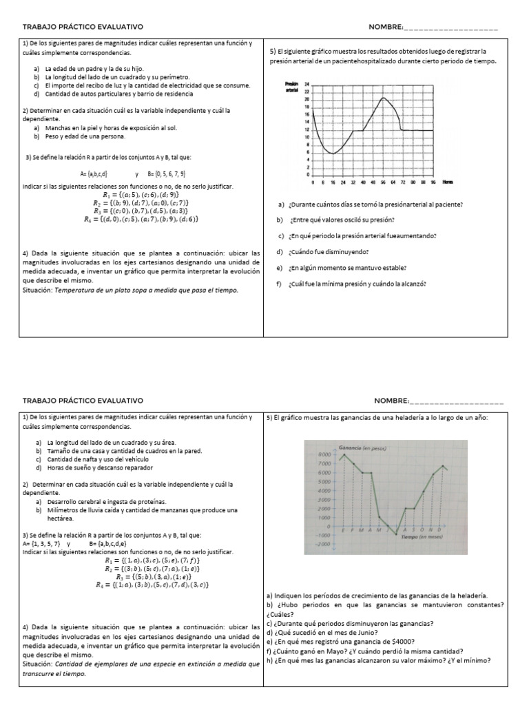TPO (Funciones) | PDF | Función (Matemáticas)