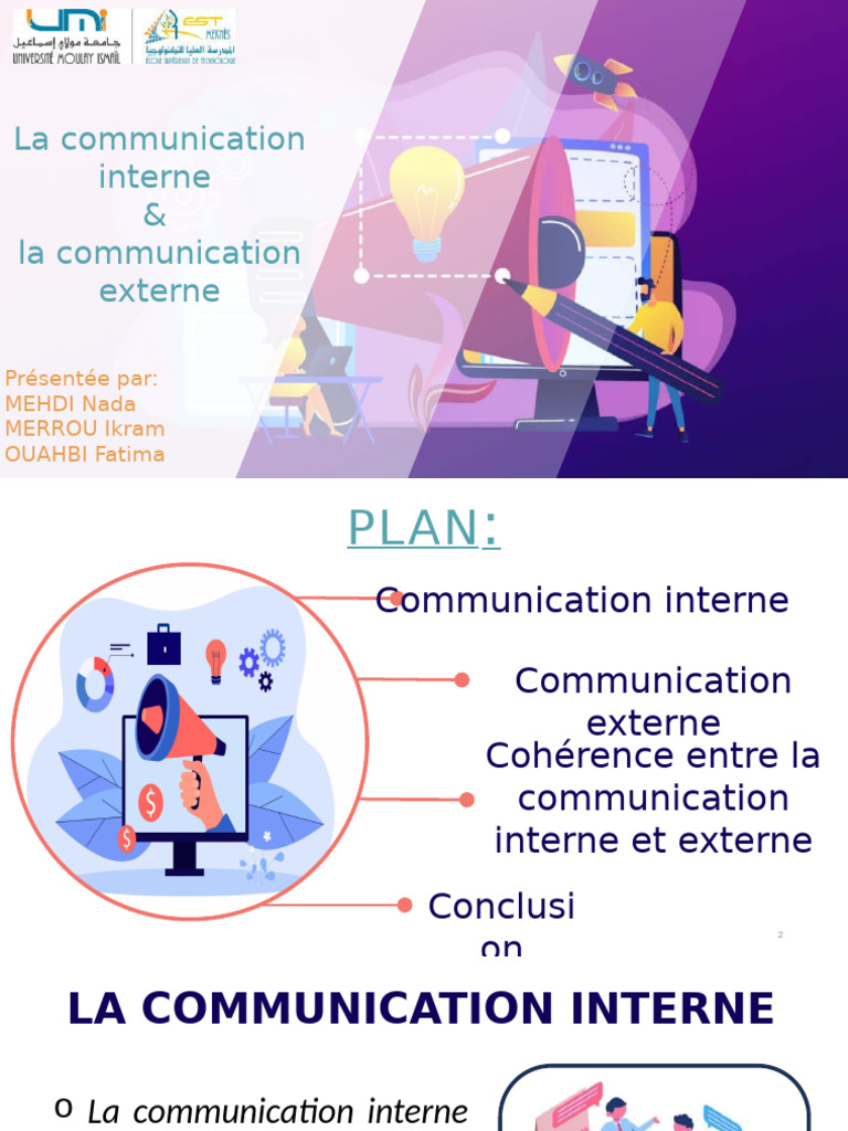Communication Interne et Externe: Clés et Cohérence | PDF | la ...