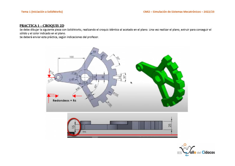 Practica 1 - Croquis 2D | PDF
