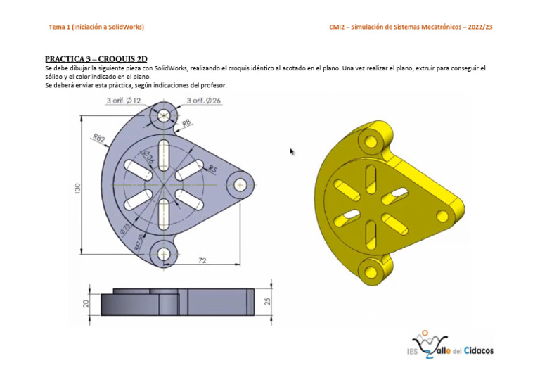 Practica 3 - Croquis 2D | PDF