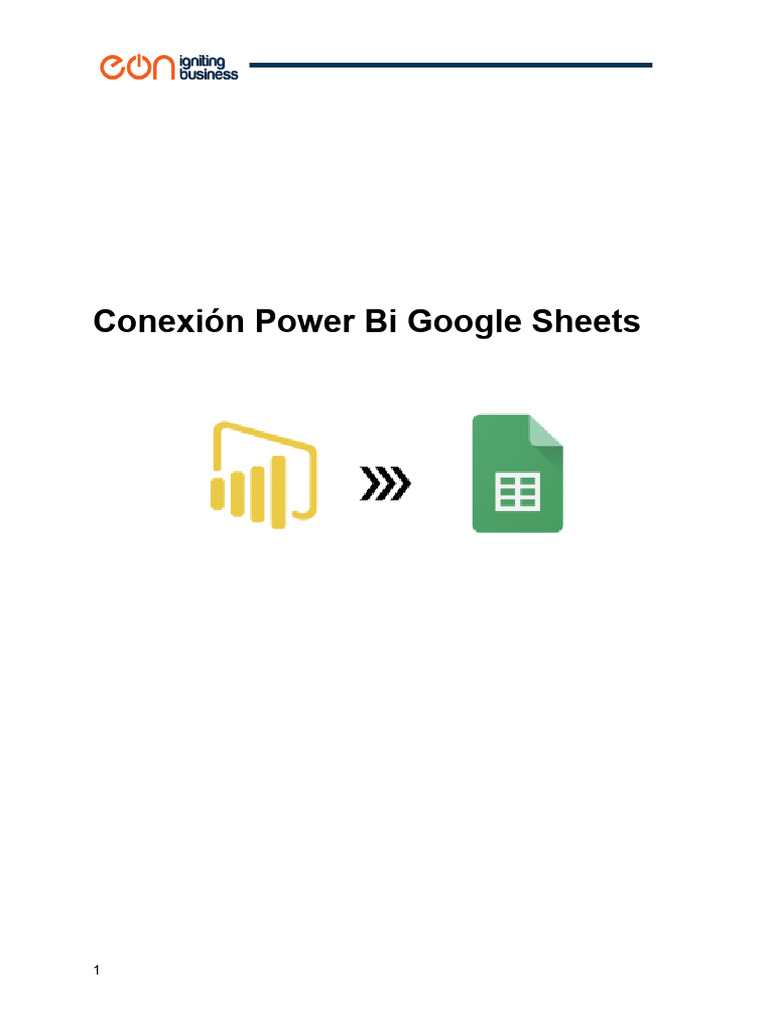 Conectar Power BI a Google Sheets | PDF