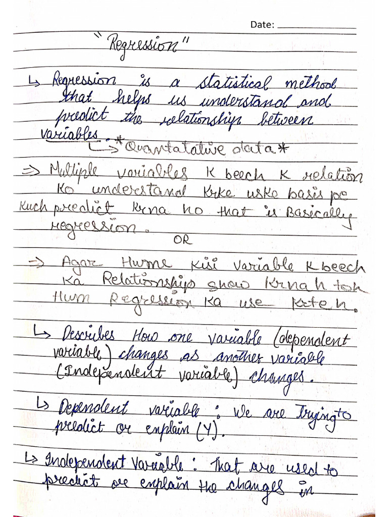 Regression Introduction | PDF