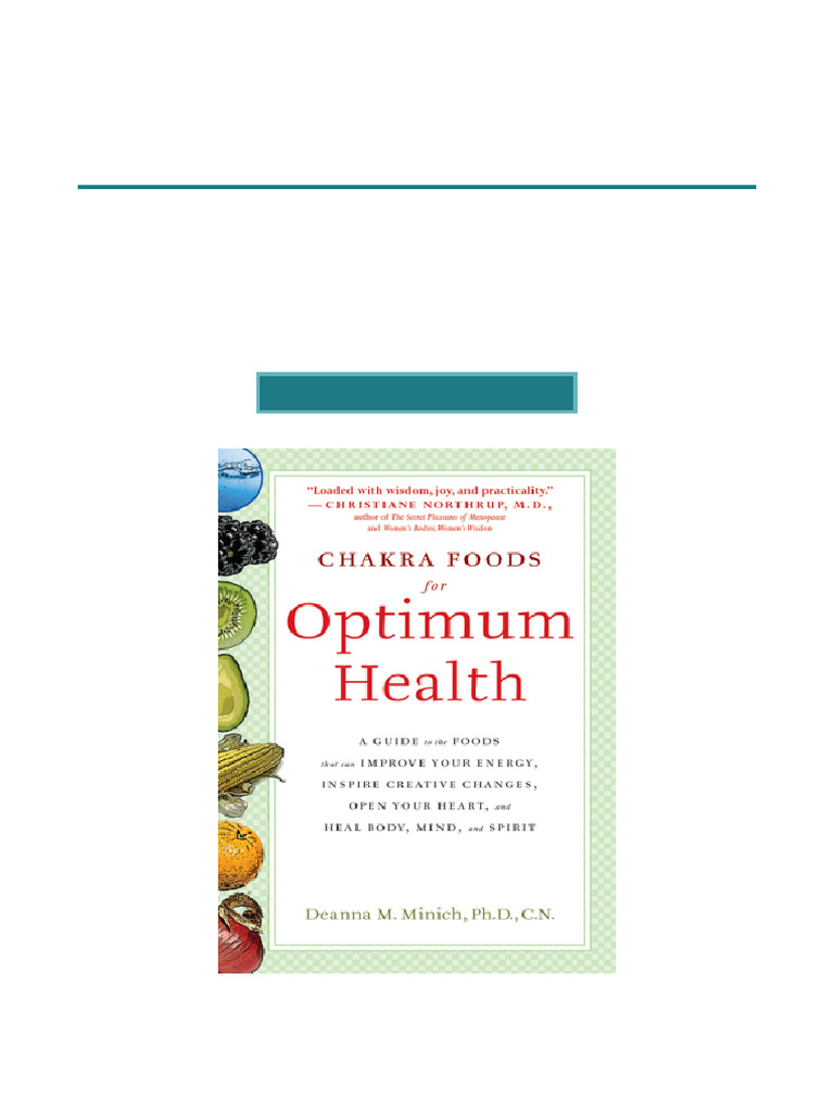 Chakra Foods for Health Guide | PDF