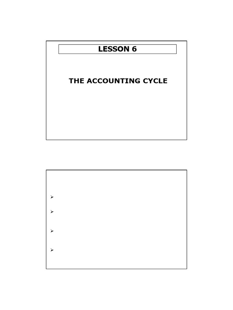 Lesson6 | PDF | Debits And Credits | Depreciation