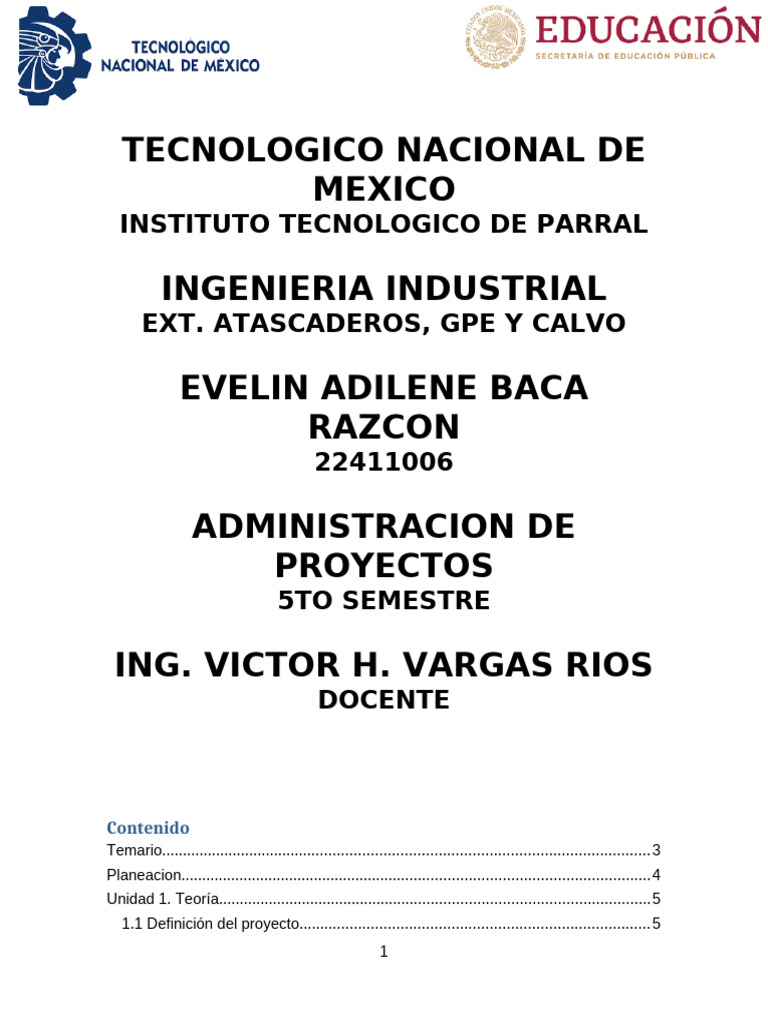 Admon de Proyectos | PDF | Gestión de proyectos | Business