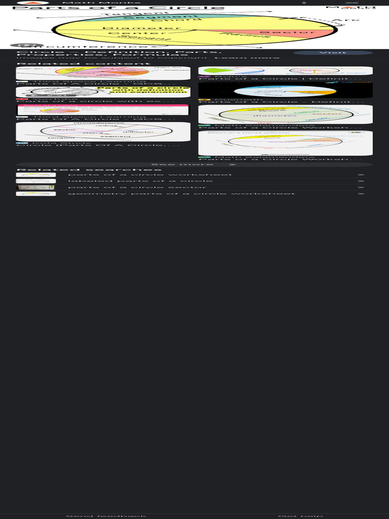 Labeling Parts of A Circle - Google Search | PDF