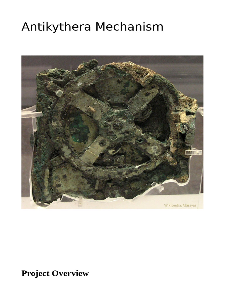 Antikythera Mechanism Research Project | PDF | Science | Astronomy
