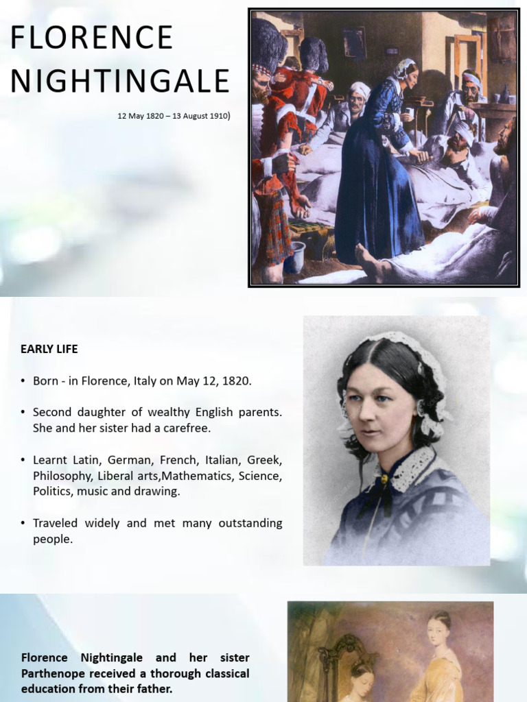 Florence Nightingale: Nursing Pioneer | PDF | Florence Nightingale ...
