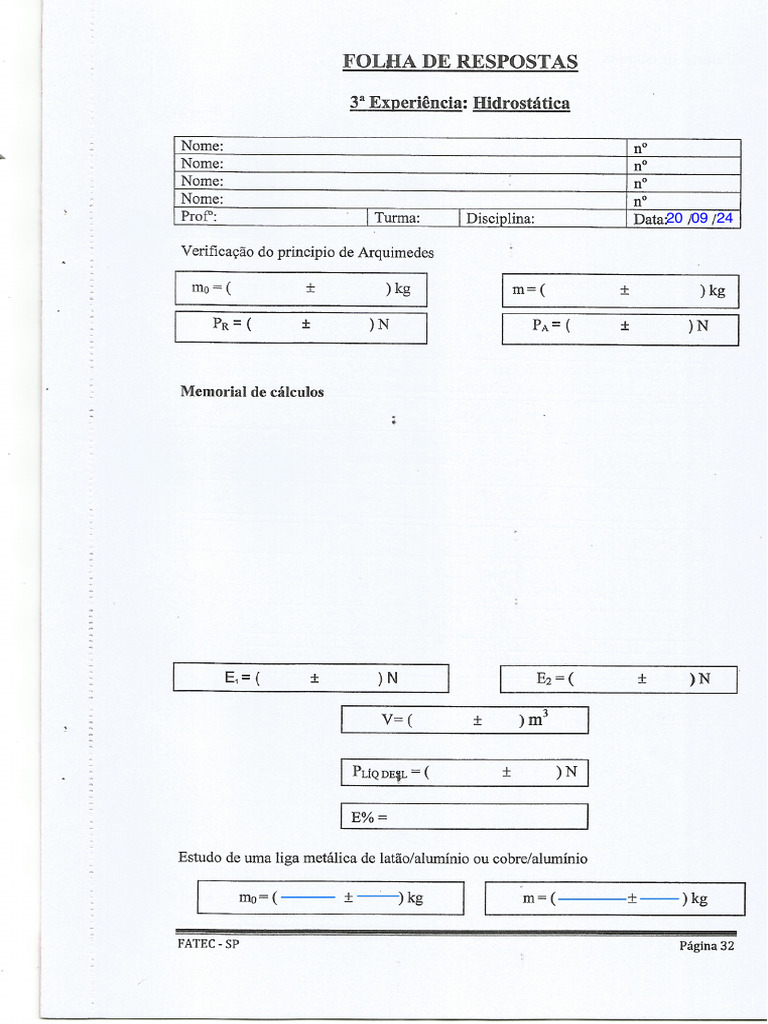 Physics II Experiment Data Analysis | PDF