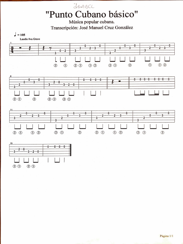Punto Cubano TAB | PDF