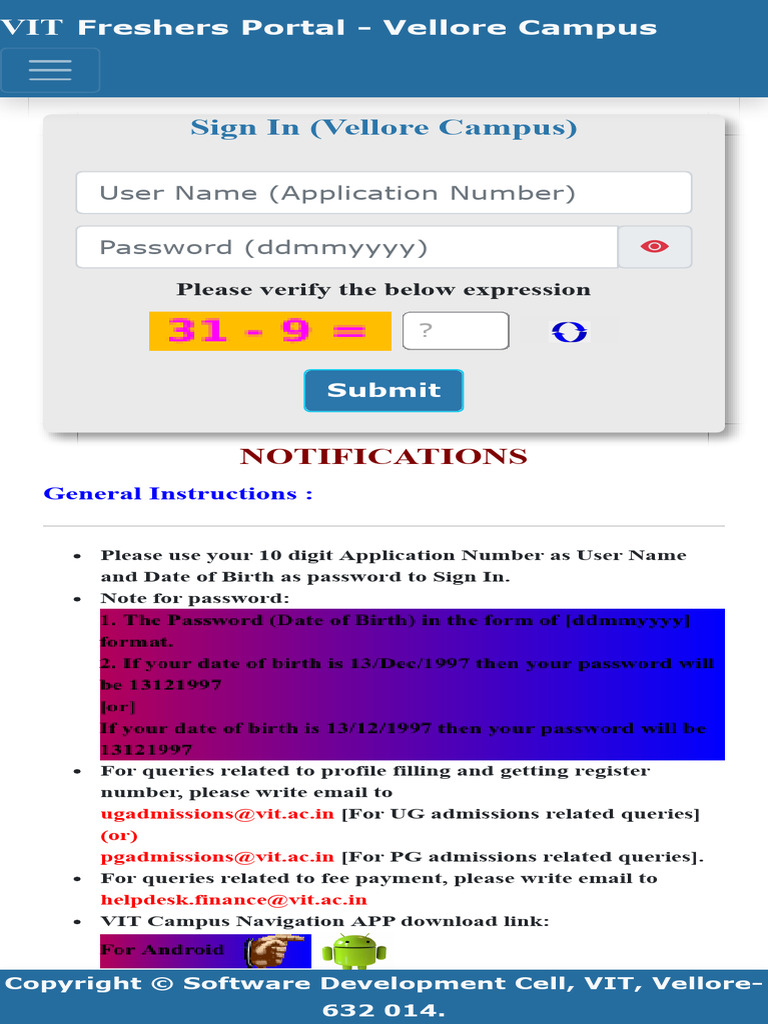 Freshers Portal | PDF