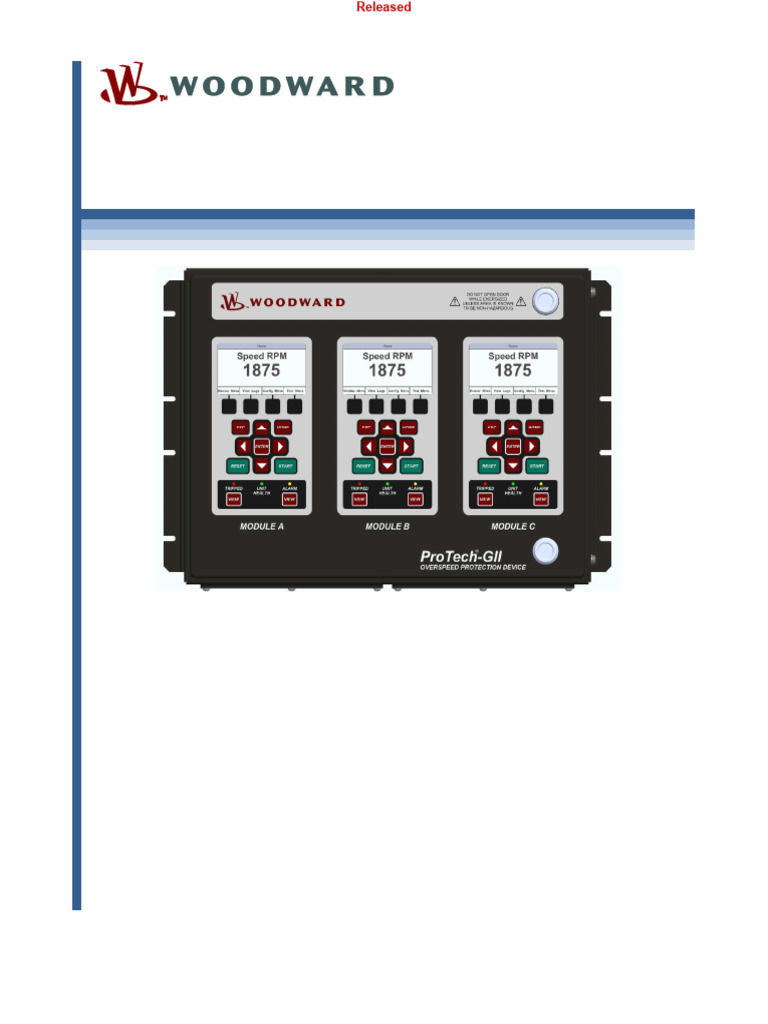 Protech-Gii Overspeed Protection Device With Math Enhancements | PDF ...