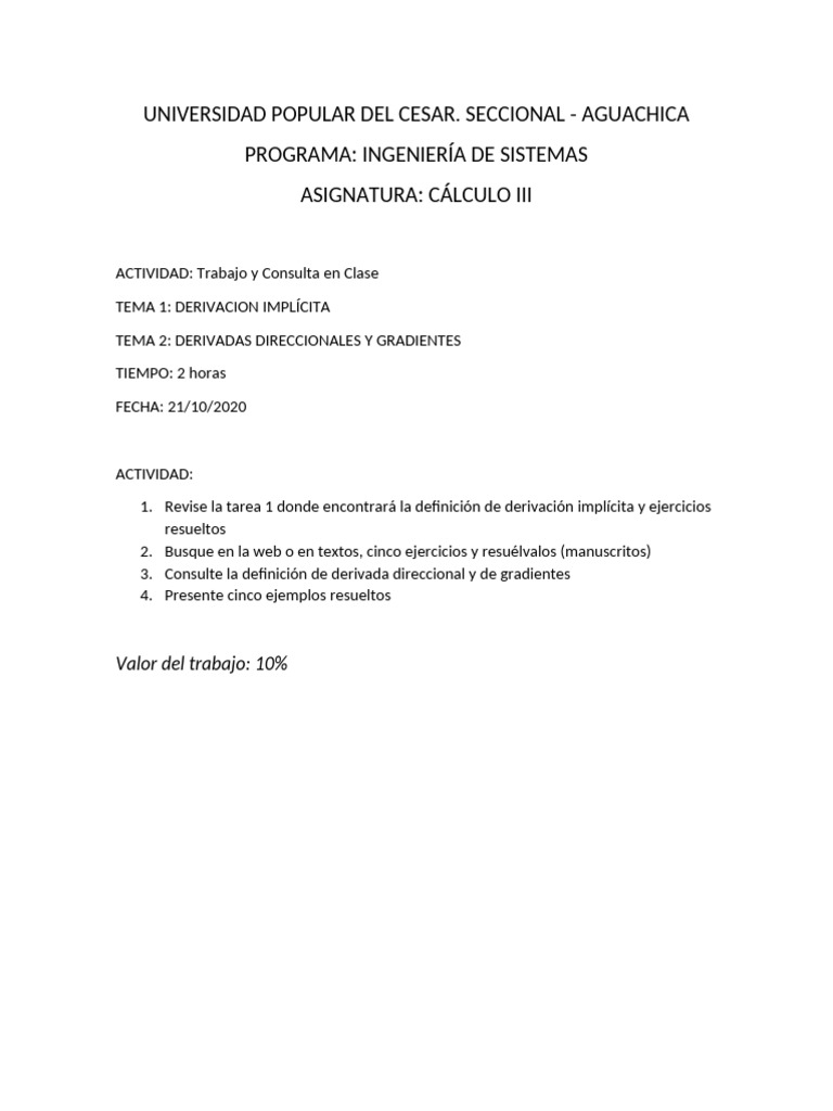 Derivación Implícita y Gradientes en Cálculo III | PDF