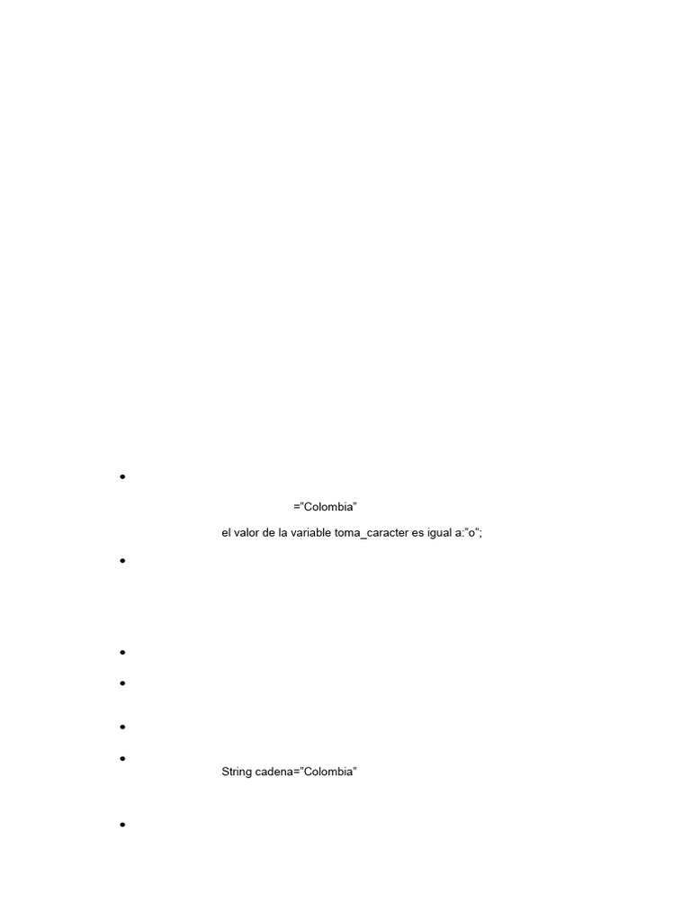 Cadenas | PDF | Cadena (informática) | Java (lenguaje de programación)