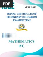 Class 9 ICSE Maths Syllabus | PDF