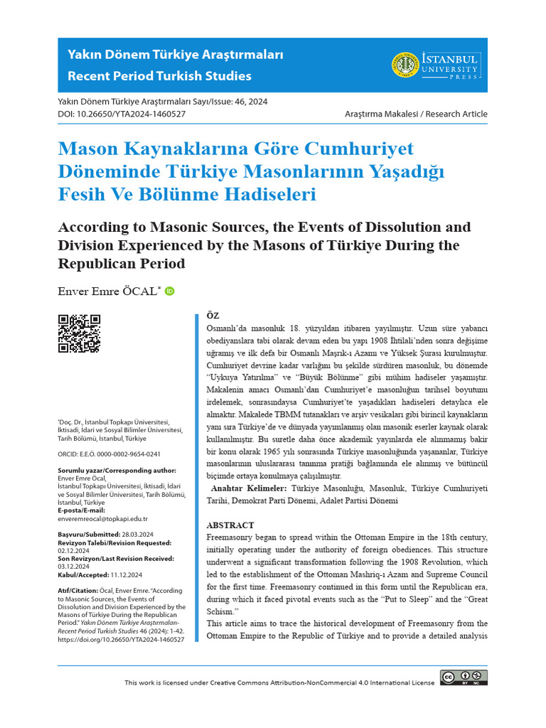 Enver Hoca Makale Masonluk | PDF