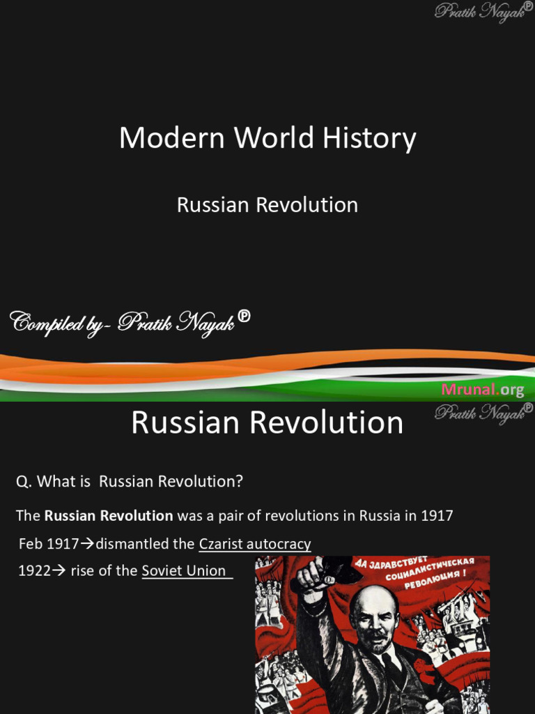 Causes of the Russian Revolution | PDF | Russian Revolution | Bolsheviks