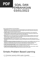 Sintaks pembelajaran Project Based Learning | PDF