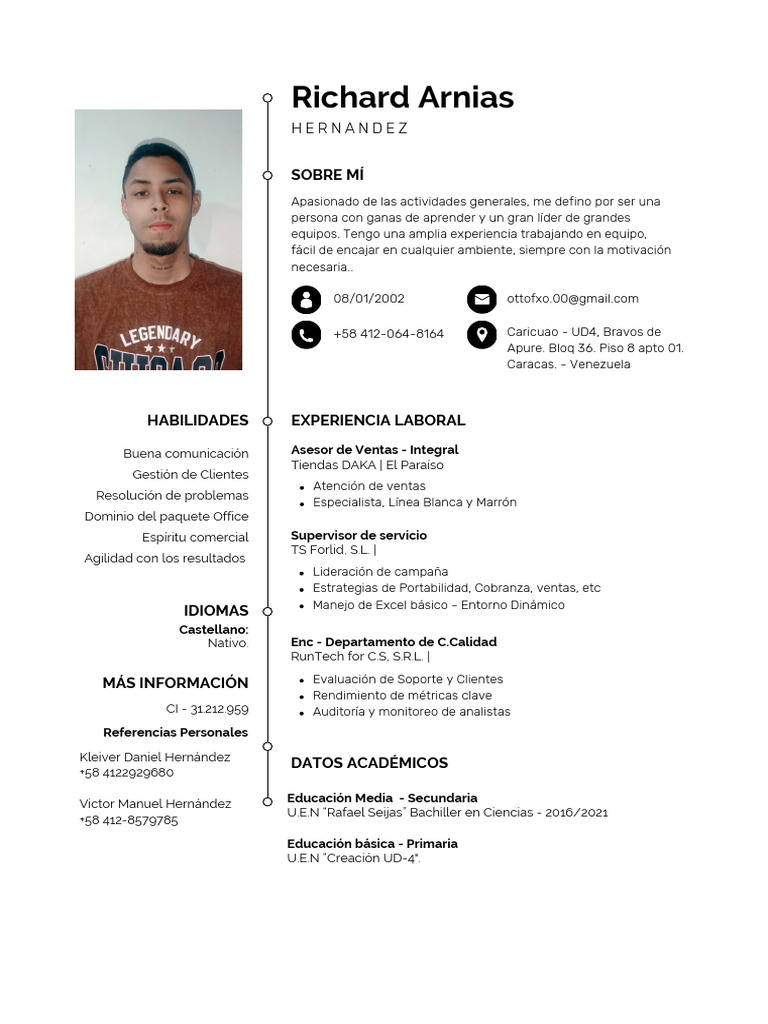 Richard Arnías Hernández - CV - 20250211 - 181228 - 0000 | PDF