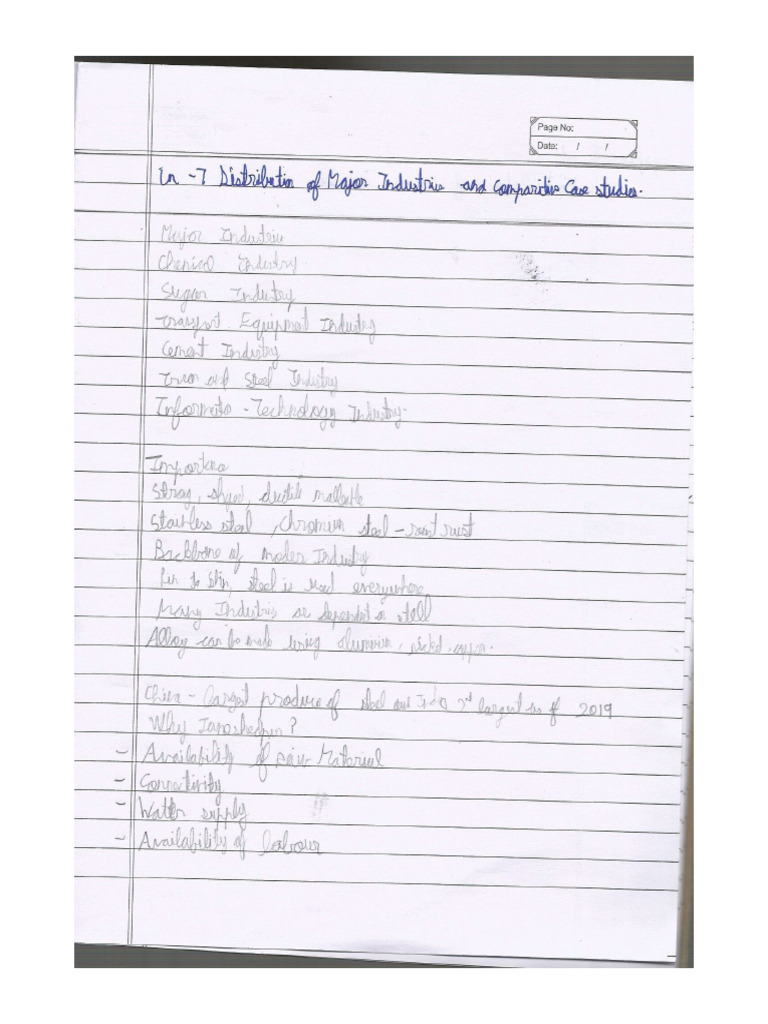 Chapter 7(Geography) | PDF