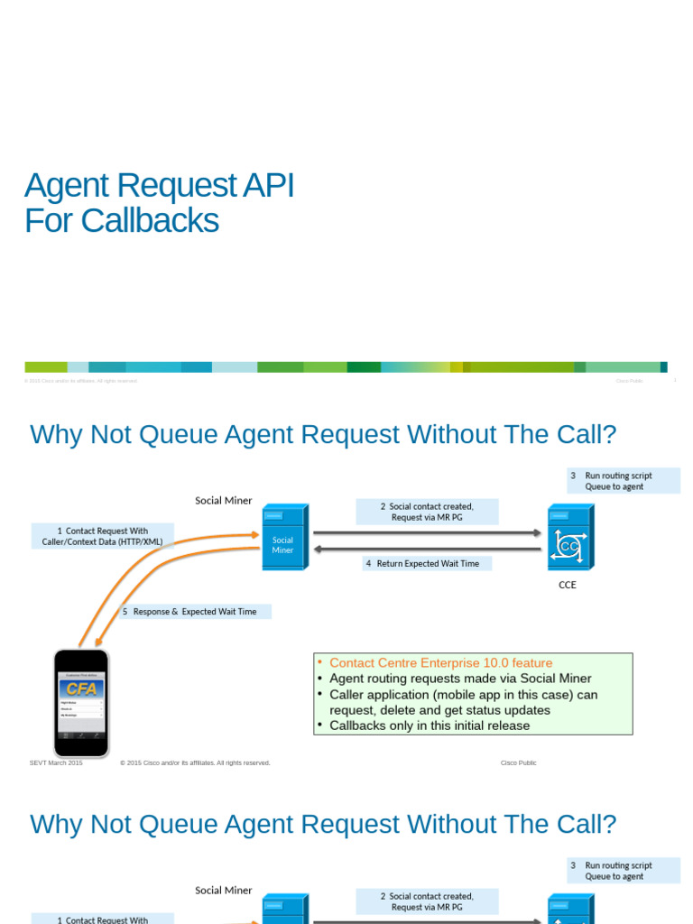 Cisco Agent Request API Guide | PDF | Interactive Voice Response ...