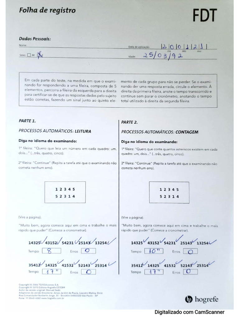 FDT - Correção | PDF