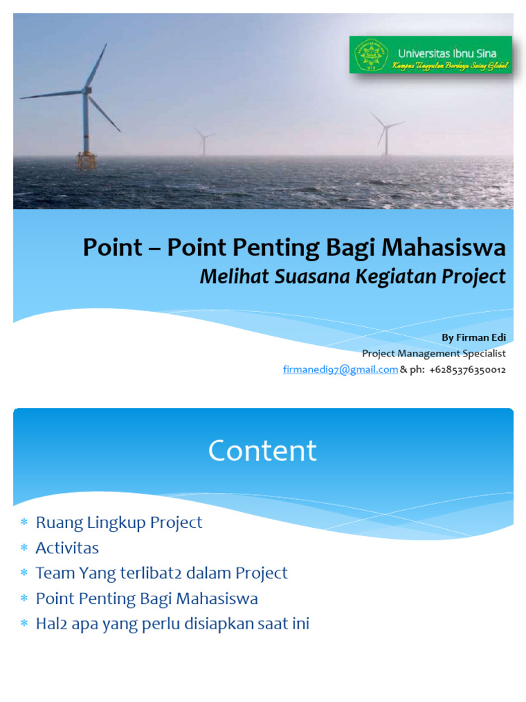 Point2 Penting Bagi Mahasiswa - Ibnusina | PDF | Engineering