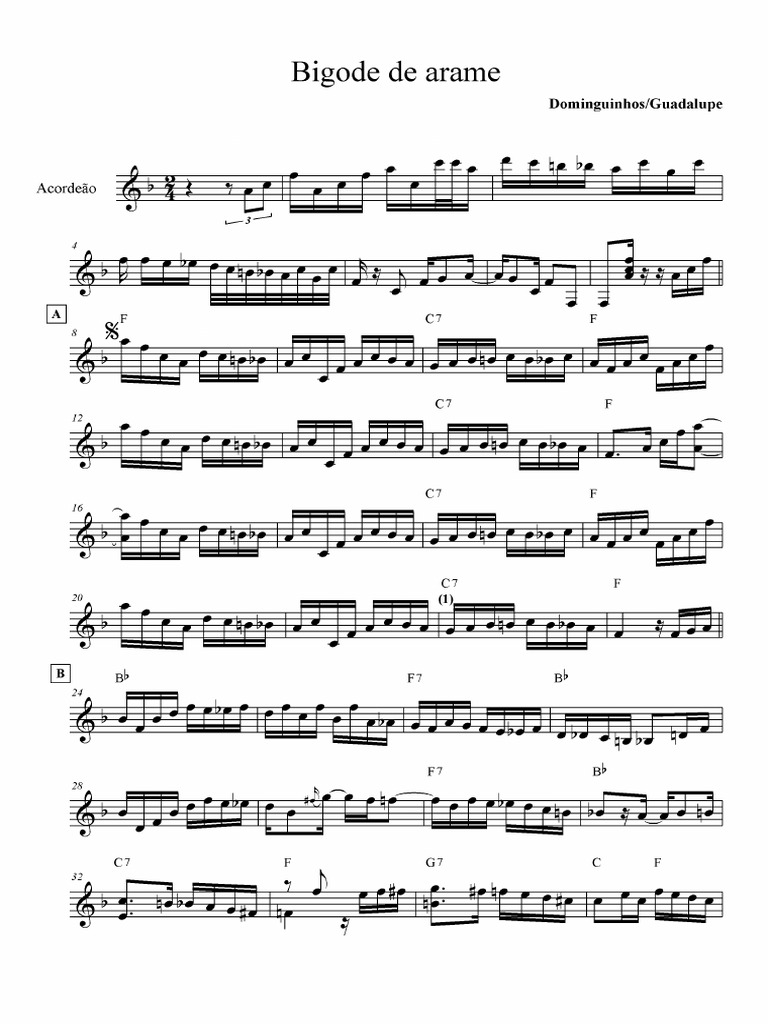 Dominguinhos, Bigode de Arame | PDF