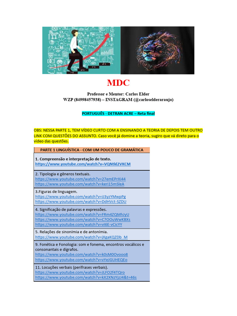 Linguística e Gramática: Teoria e Questões | PDF
