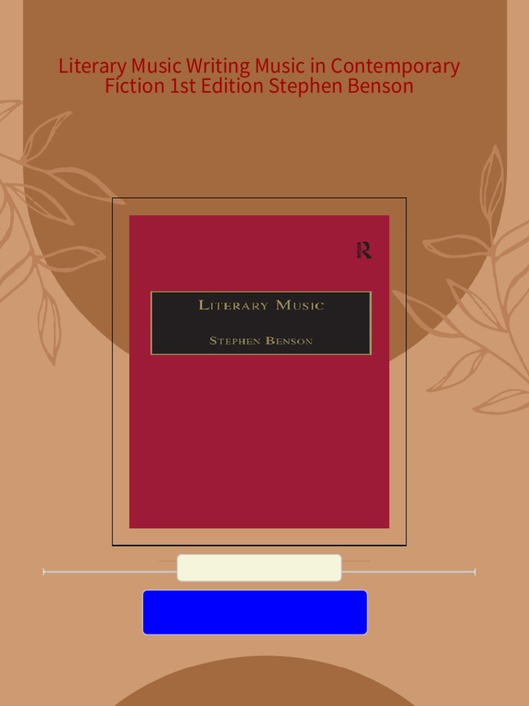 Get Literary Music Writing Music in Contemporary Fiction 1st Edition ...