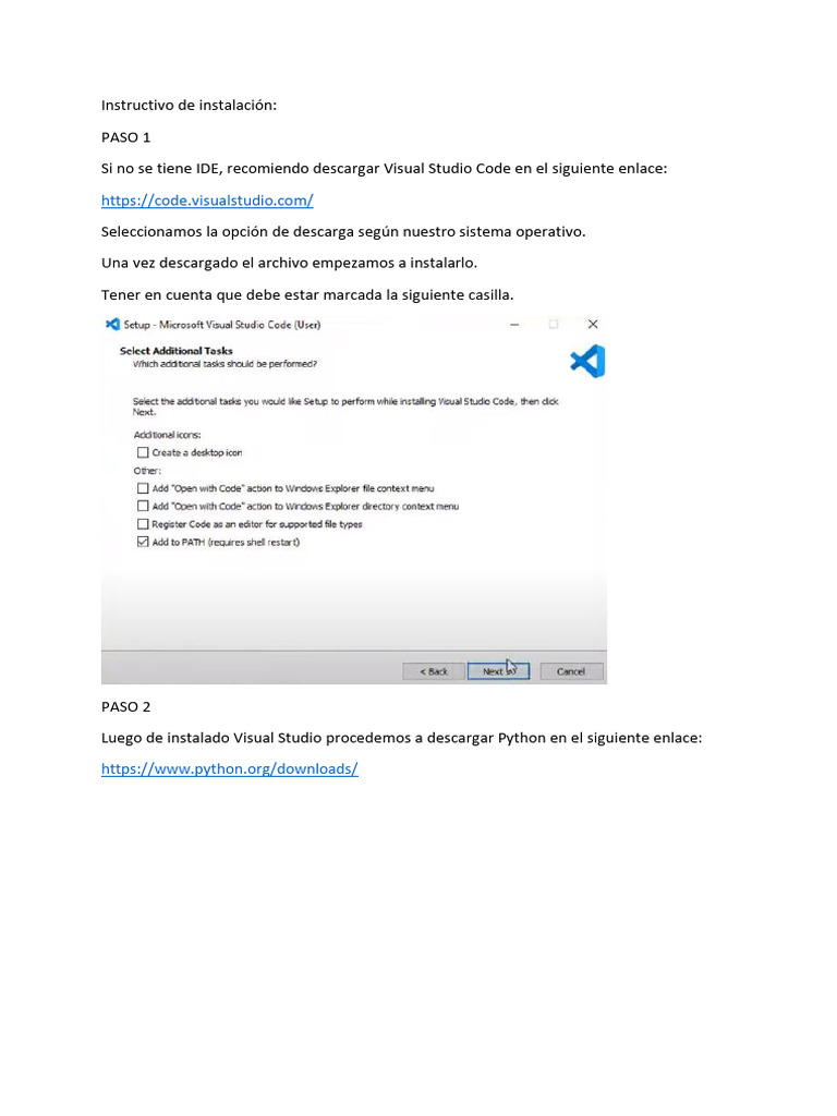 Instructivo de instalacion | PDF
