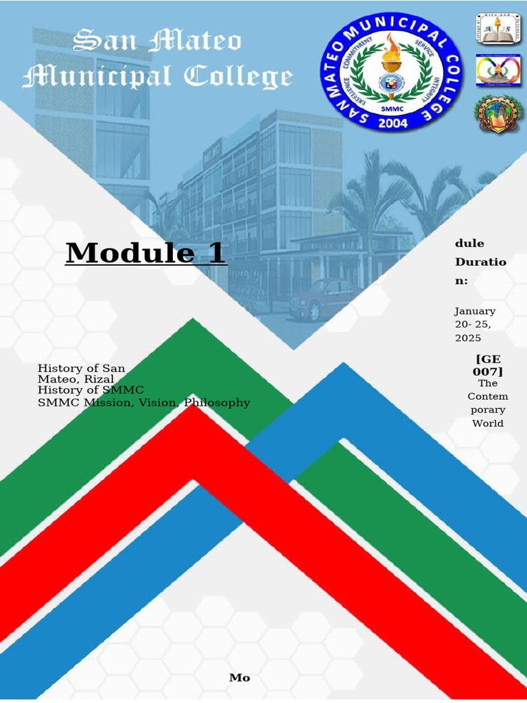GE007 Module 1 SMMCHistory | PDF