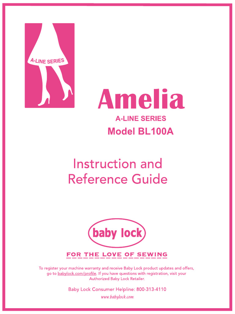 BL100A - Instruction & Reference Guide - Final | PDF | Sewing Machine | Sewing