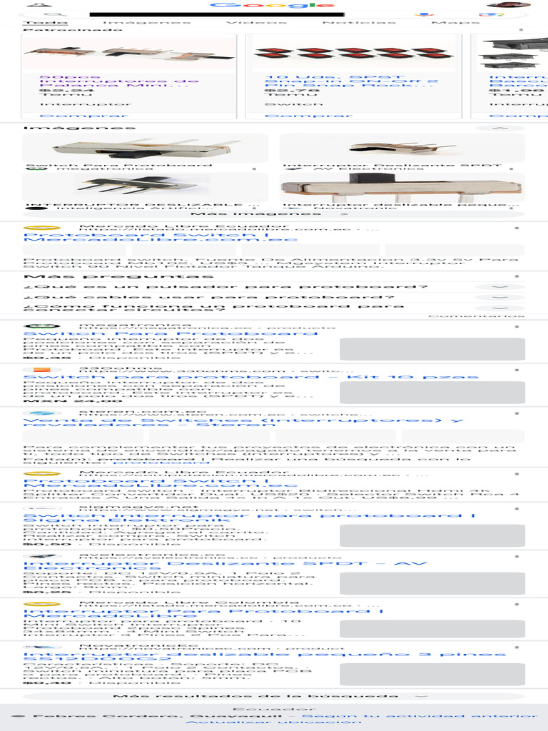 interruptor para protoboard - Buscar con Google 2 | PDF | Cambiar | Diseño