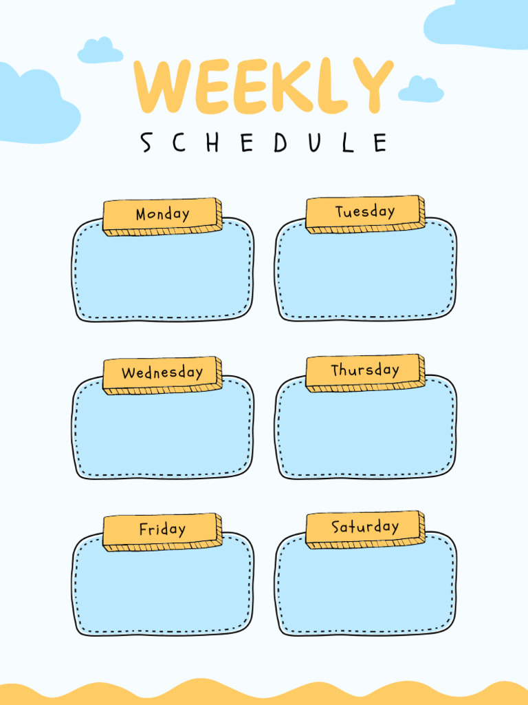 Colorful Weekly Planner (1) | PDF