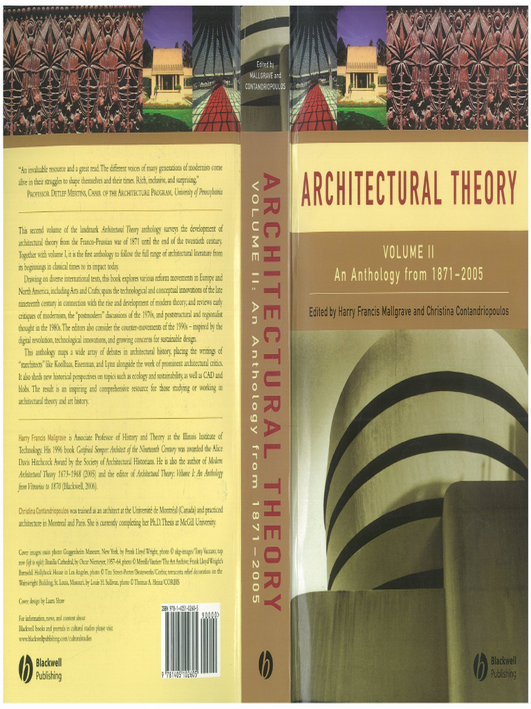 Architectural Theory Vol II 4 PDF Free | PDF