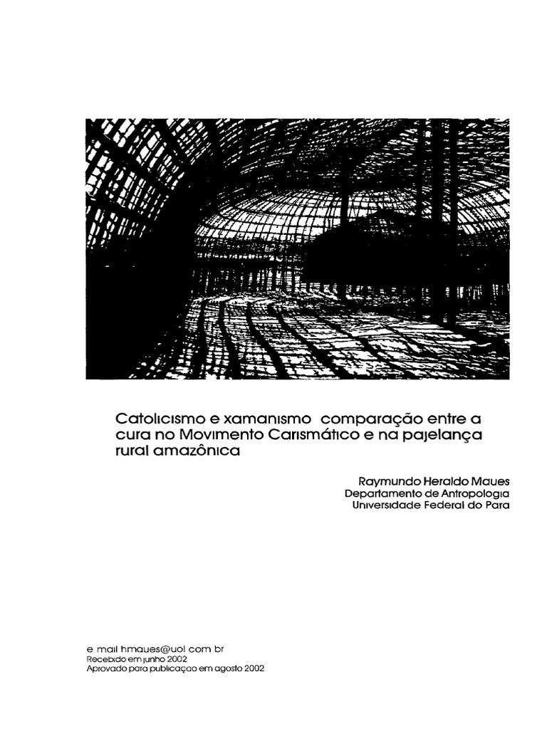 Catolicismo e Xamanismo Comparação Entre A Cura No Movimento ...